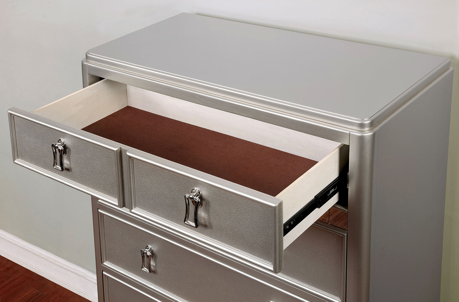 Avior Queen Size Bed CM7170SV Furniture Of America Modern Beds ...